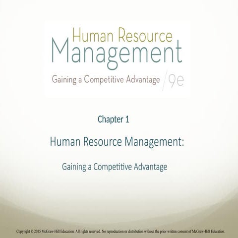 Human Resource Management (HRM)Chapter 1.ppt