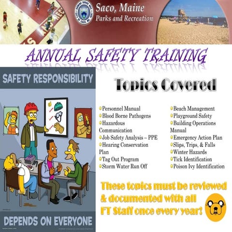SPR-Annual Staff Safety Training 2015 | PDF