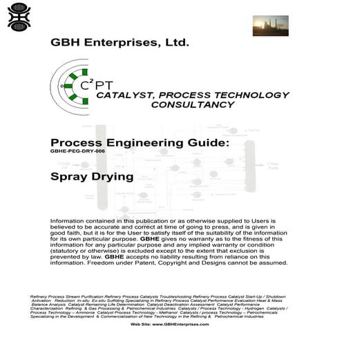 Spray Drying | PDF