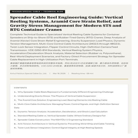 Spreader Cable Reel Engineering Guide_ Vertical Reeling Systems, Aramid ...