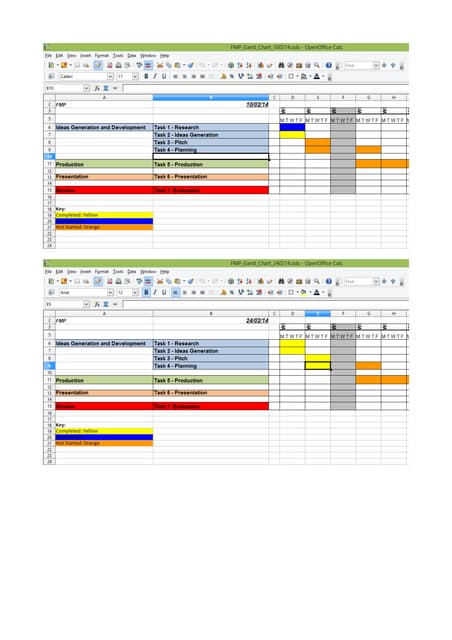 Fmp - Gant chart | PDF