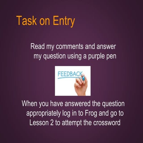 Spreadsheets lesson 2 | PPTX
