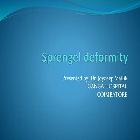 Sprengel deformity | PPTX