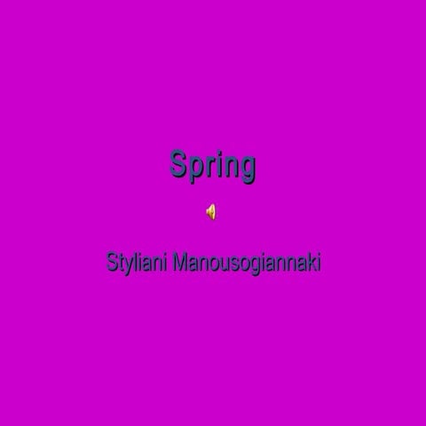 Spring | PPT