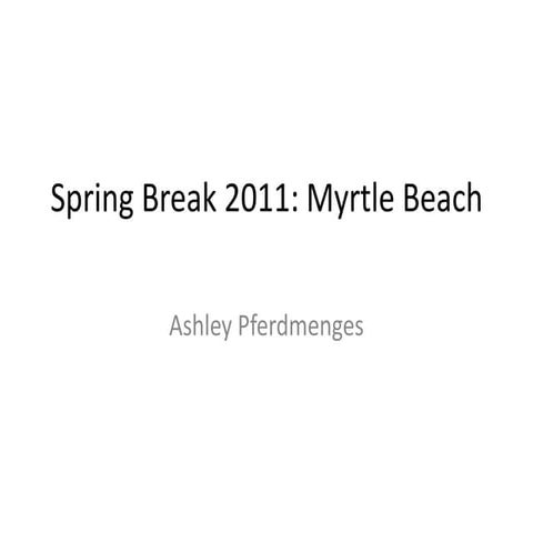 Spring break-2011 | PPTX