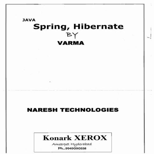 Spring hibernate | PDF