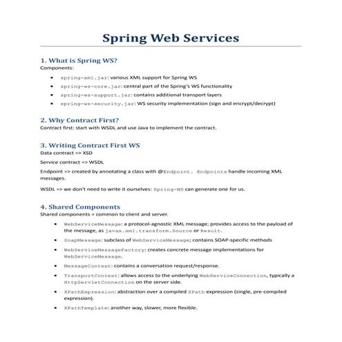 Spring ws | PDF