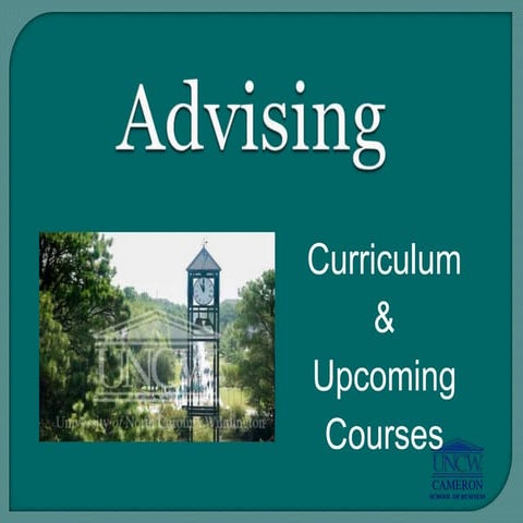 Advising part 3 | PPT