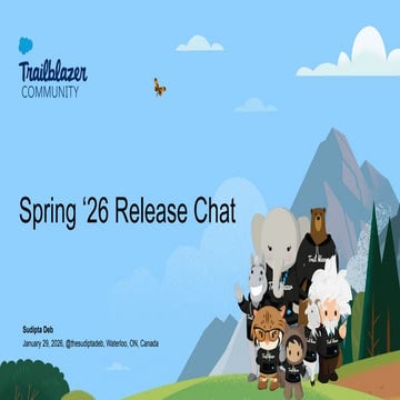 Salesforce Spring '26 Release presentation - Melbourne Salesforce User ...