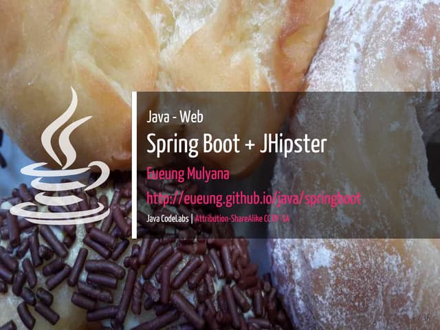 Spring Boot And Jhipster Ppt
