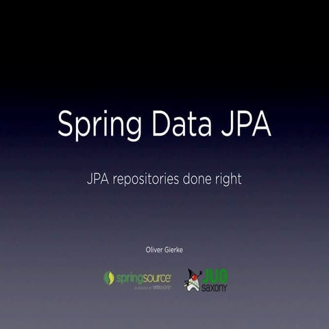 Spring Data Jpa Repositories Done Right Pdf Databases Computer Software And Applications