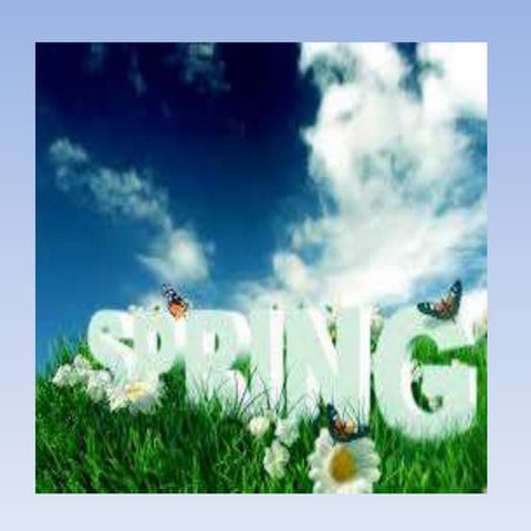 Spring Presentation by Dean | PPT