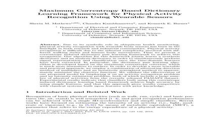 Wearable Sensor Based Human Activity Recognition With Ensemble Learning