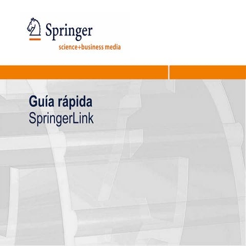 Tutorial Springerlink | PPT