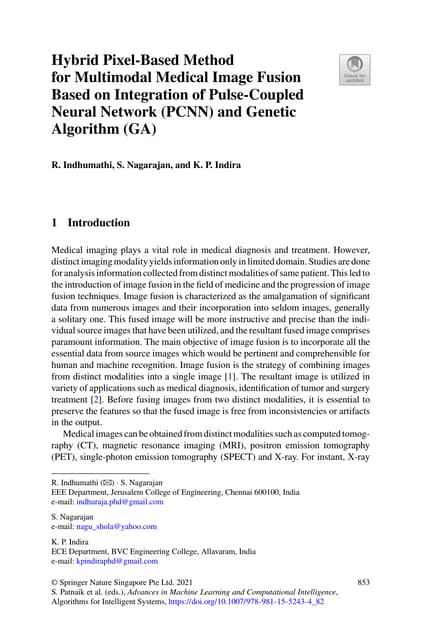 Image Binarization For The Uses Of Preprocessing To Detect Brain Abnormality Identification