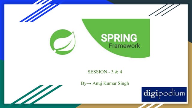 Spring Framework Ioc And Dependency Injection Ppt