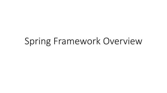 Springboot A Milestone Framework In Java Development Ppt