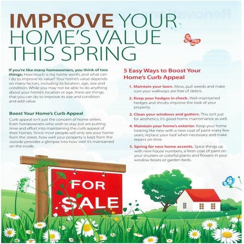 Improve Your Western MA Home's Value This Spring | PDF