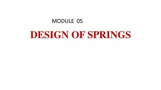 Spring test | PDF