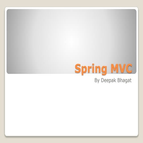 Spring Mvc Ppt