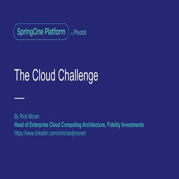 The Cloud Challenge | PPT