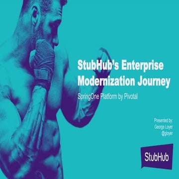 Real World Transformation Experiences at StubHub | PPTX