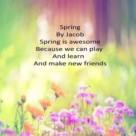 Spring poems | PDF