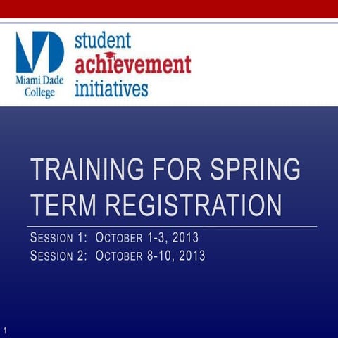 Spring Registration Day 2 Presentation | PPTX