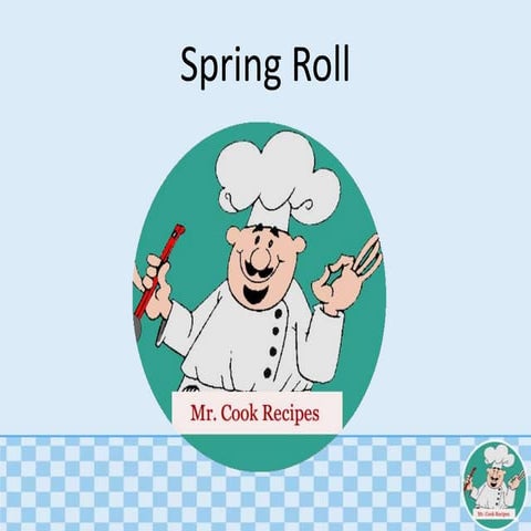 Spring Roll | PPTX
