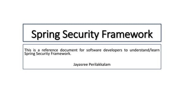 Spring Security