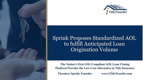 Sprink Proposes Standardized AOL.pptx