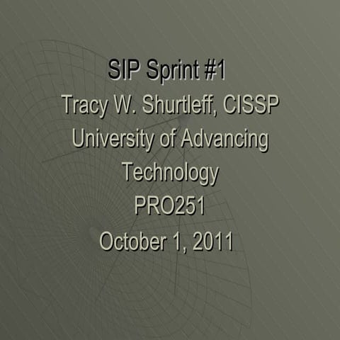 Sprint demo tws 100111 | PPT
