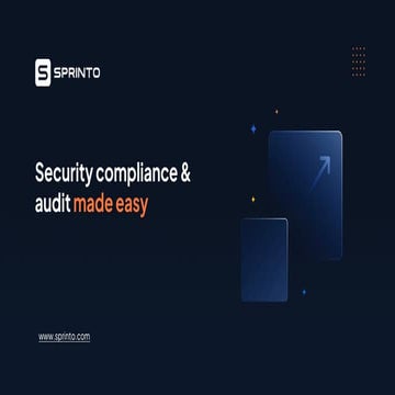 Sprinto PDF Document for Usage and Reference | PDF