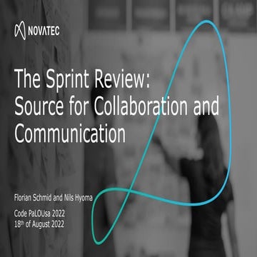 The Sprint Review: Origin for Collaboration and Communication | PDF