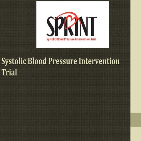 SPRINT trial | PPT