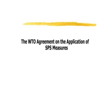 Sanitary and phytosanitary measures sps.ppt