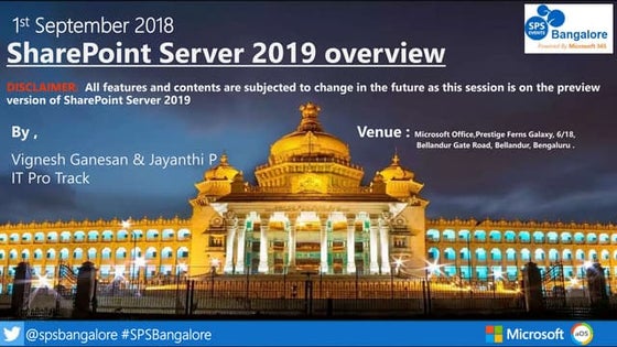 What to expect in SharePoint 2019 | PPT