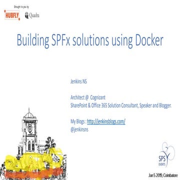 Building SPFx Solutions using Docker | PPTX | Operating Systems | Computer Software and Applications