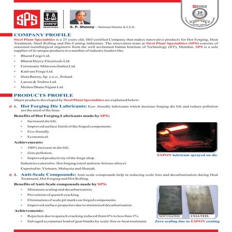 SPS Company & Products Profile | PDF