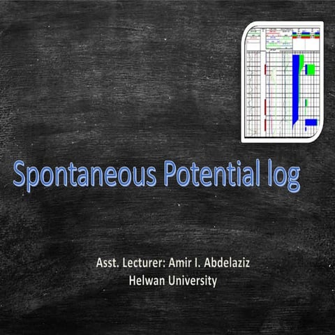 Sp log - Well logging | PDF