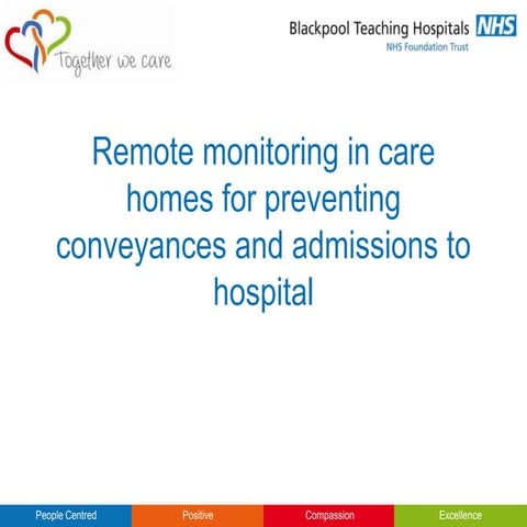 Remote monitoring in care homes | PPTX