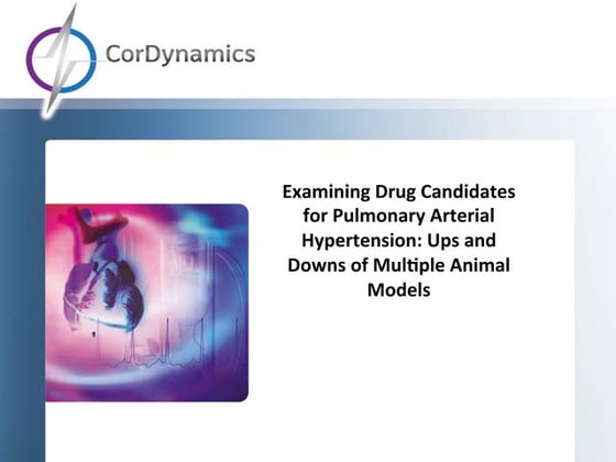 Sotatercept for Hypoxia Sugen PAH at CorDynamics | PPTX