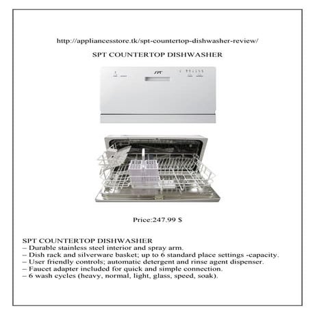 Spt countertop dishwasher | PDF