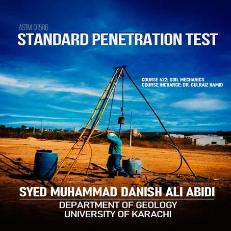 Standard Penetration Test - Report | Geotechnical Engineering | PDF