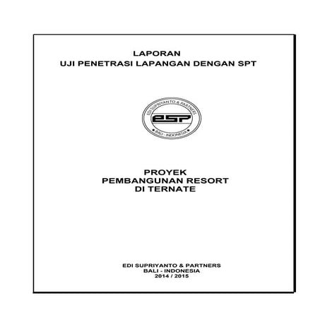 Spt test report | PDF