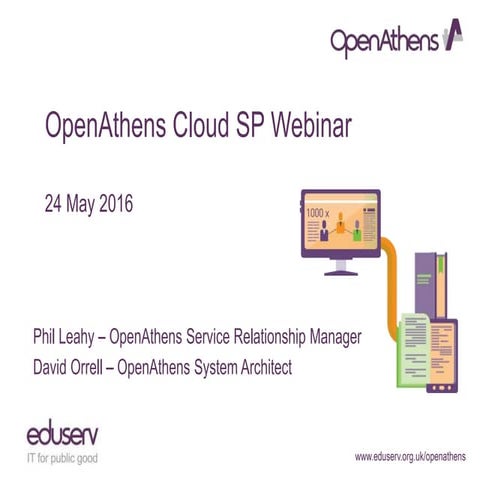 OpenAthens Service Provider in the cloud: development update | PPTX