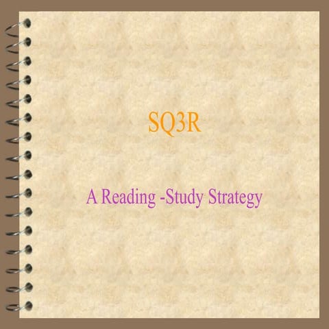 SQ3R Reading | PPT