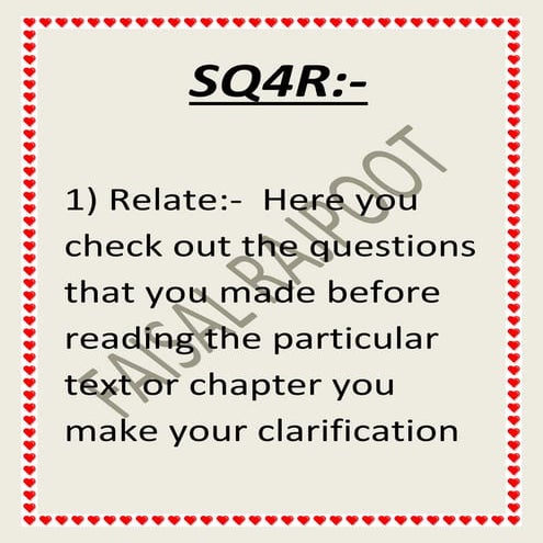 SQ4R | PDF