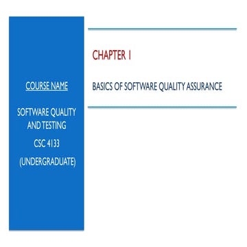SQAT - Ch.01 - Basics of Software Quality Assurance.pptx