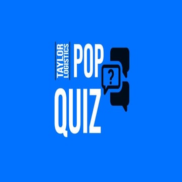 Pop Quiz: SQF | PPT